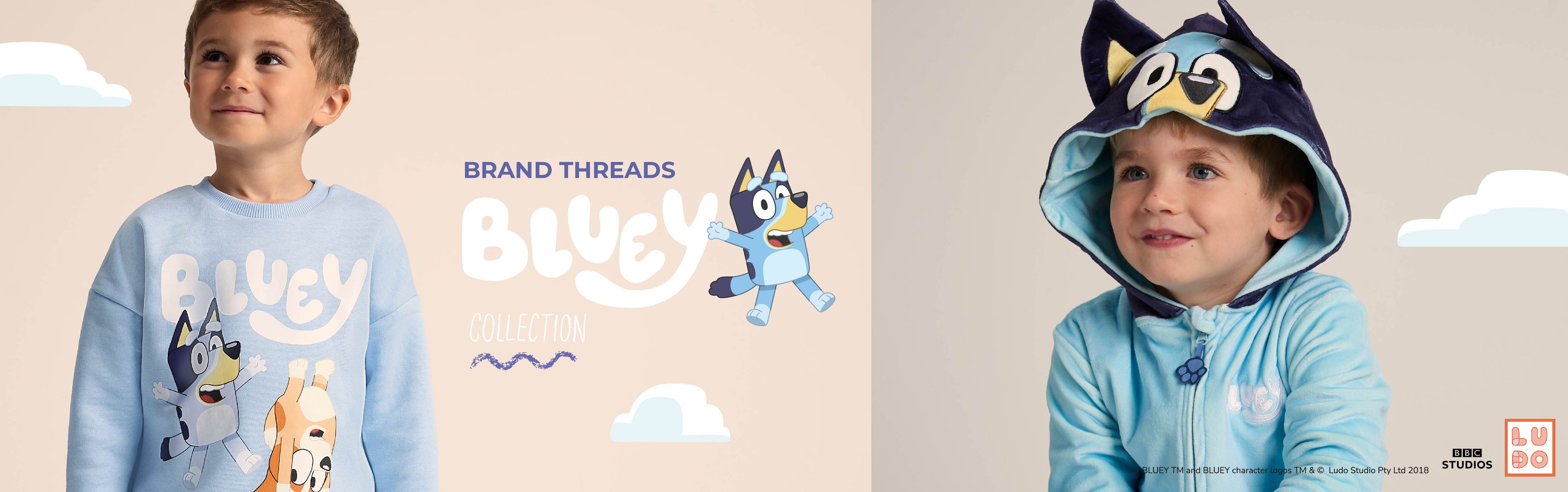 Bluey Pyjamas, Onesies & T-Shirts for Kids | Bluey | Brand Threads