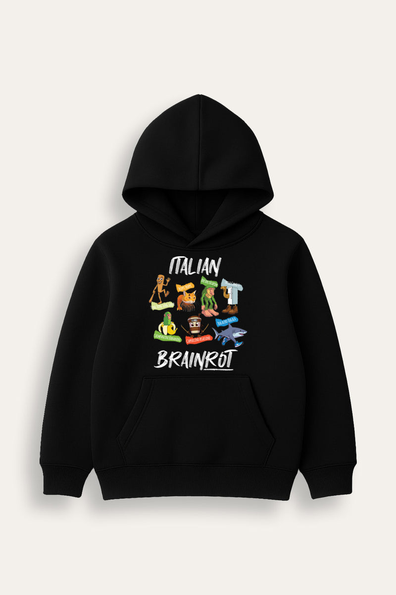 Unisex Kids Italian Brainrot Hoodie | Brain Threads – Brand Threads