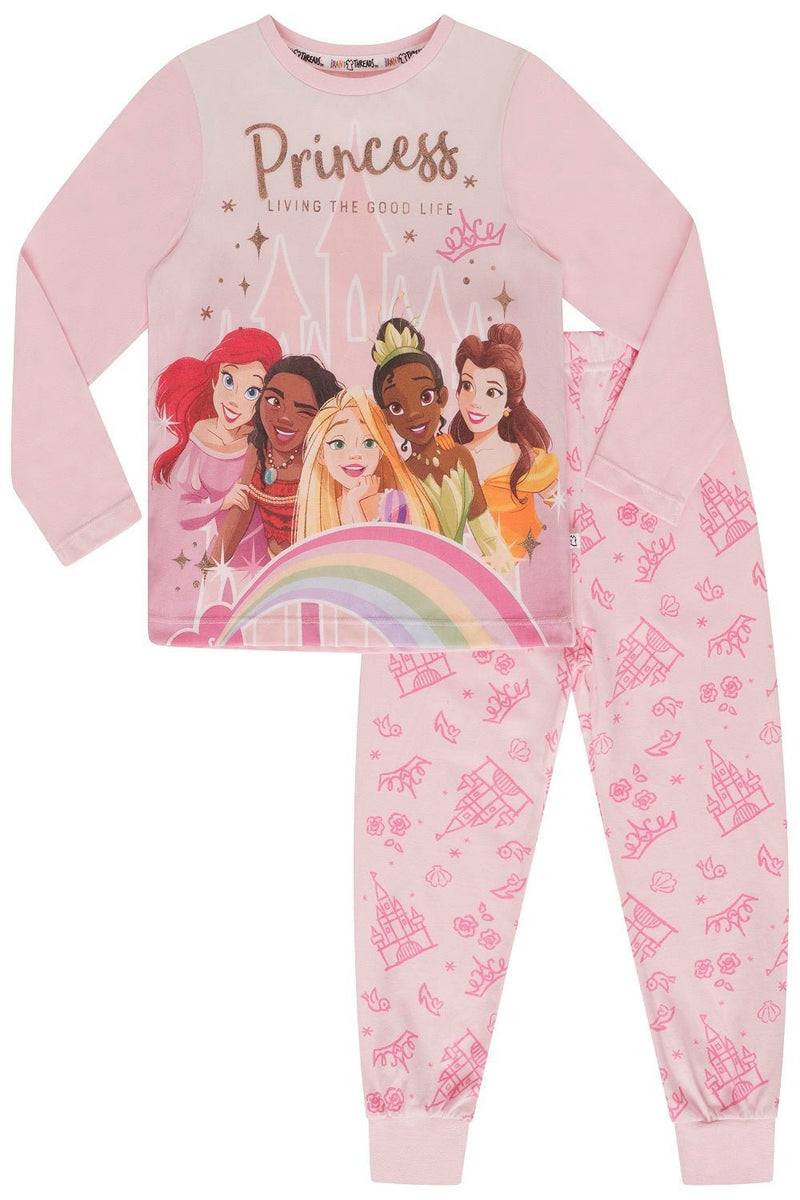 Disney Princess Girls Pink Pyjamas | Brand Threads